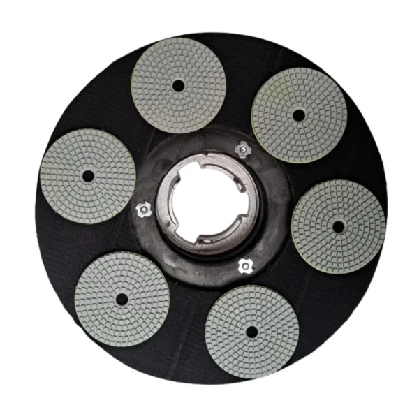 Disco con Velcro Porta Telas: Potencia Superior - Viruta de Acero